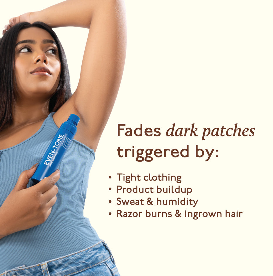 Dark Underarm Spray with Glycolic Acid | Underarm Pigmentation Spray ...