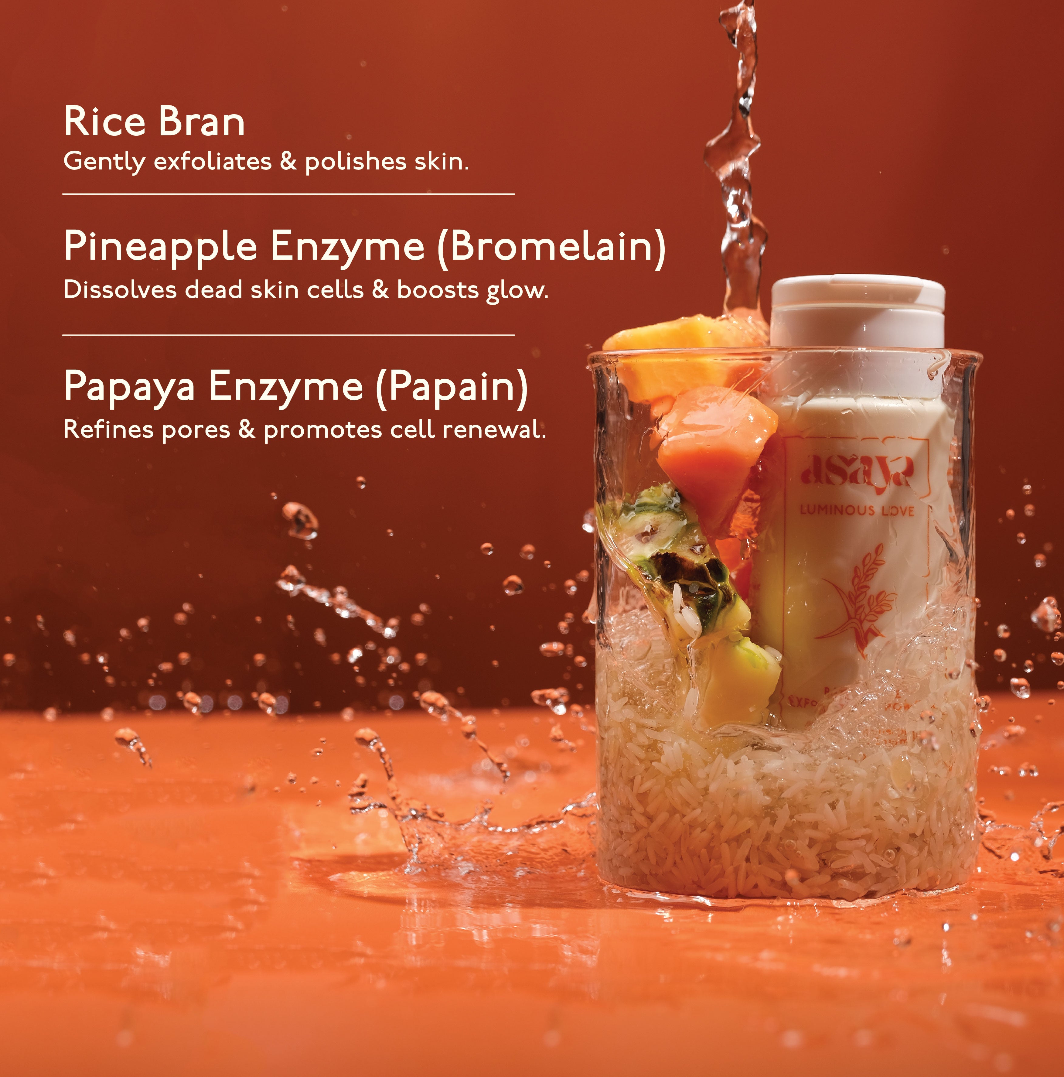 Enzyme Powder Face Wash With Rice & Pineapple Extract – World of Asaya