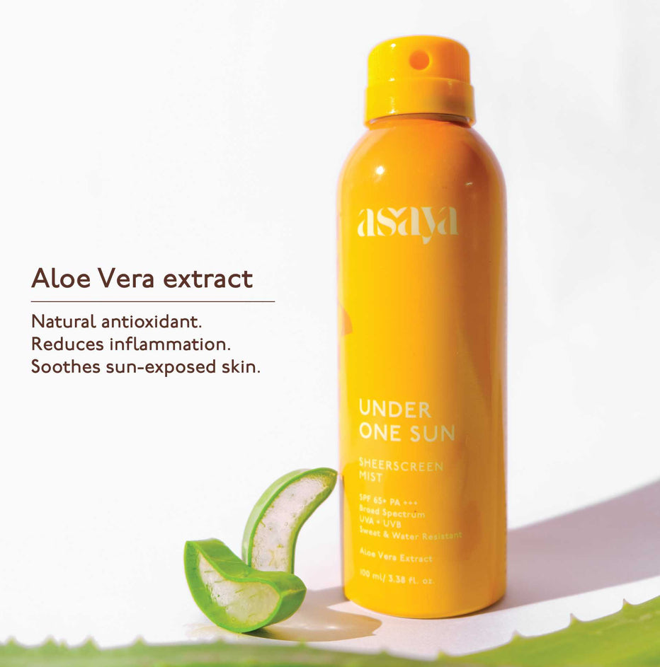 Sunscreen Spray SPF 65+ For Body | Sheerscreen Sunscreen Mist – Asaya ...